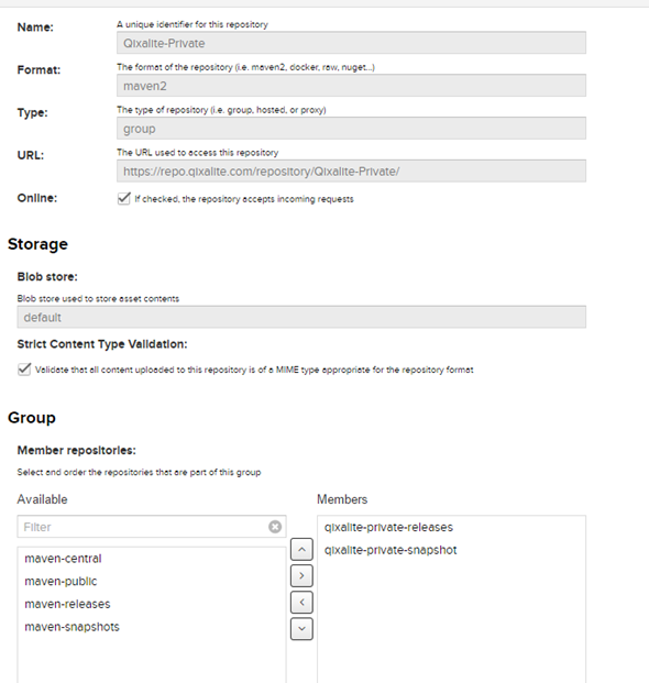 Setting up a secure private Sonatype Nexus Repository
